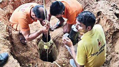 Rajasthan: 2-year-old girl rescued from borewell after 7 hours | Jaipur News - Times of India