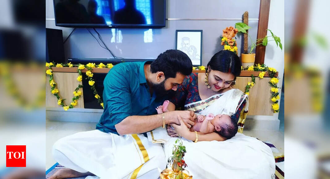 TV couple Yuva and Mridhula name their baby girl 'Dwani Krishna ...