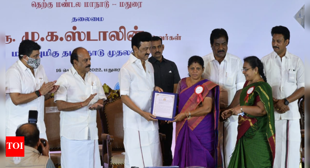 Stalin unveils schemes for MSME growth in TN | Madurai News - Times of ...