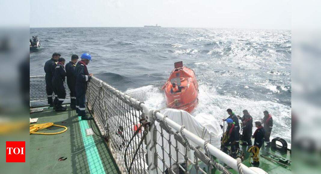 Coast Guard rescues 19 crew members after bitumen tanker lists off ...