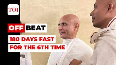 Jain monk Acharya Vijay Hansratnasur fasts for 180 days for the sixth ...