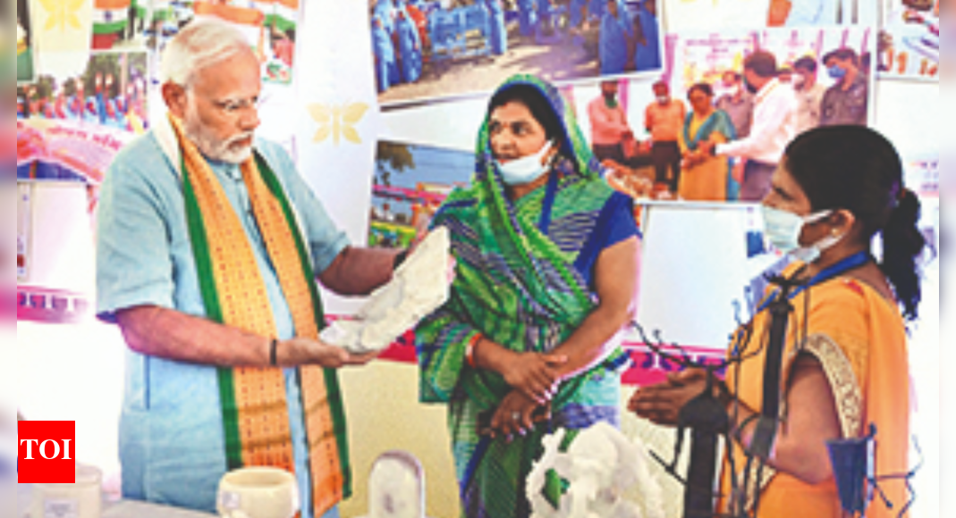 Pm Modi: Flag Of Women Empowerment Flying High | Bhopal News - Times of ...