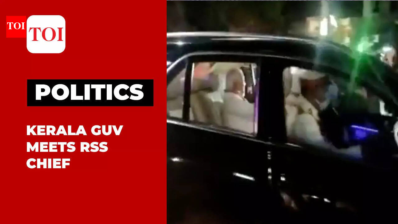 Kerala Governor Arif Mohammed Khan meets RSS chief