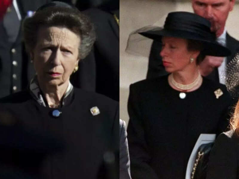 Princess Anne spotted wearing 25-year-old jacket from Diana's funeral ...