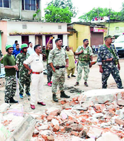 Police Raze House Of Absconding Rape Accused In Bokaro | Ranchi News - Times of India