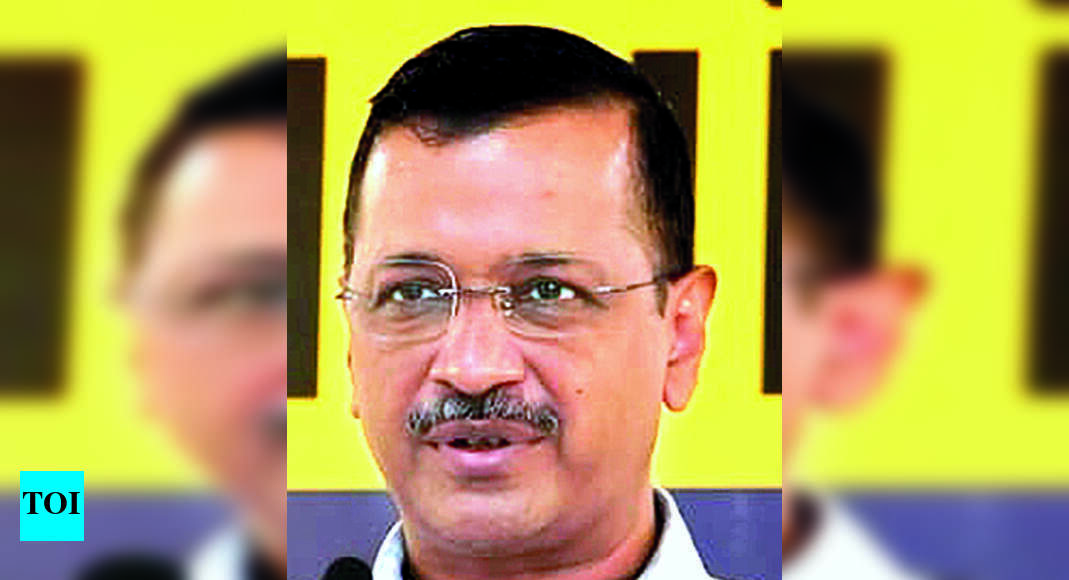 Kejriwal: Kejriwal Greeted With Modi Chants | Vadodara News - Times of ...
