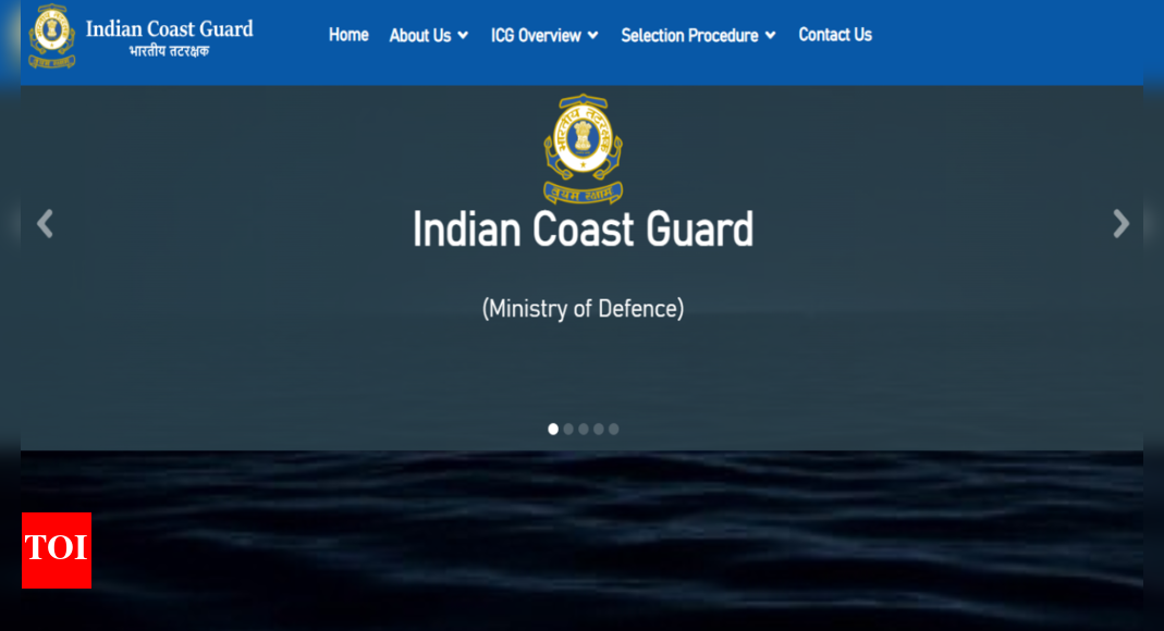 ICG Recruitment 2022: Navik and Yantrik Posts applications accepted ...