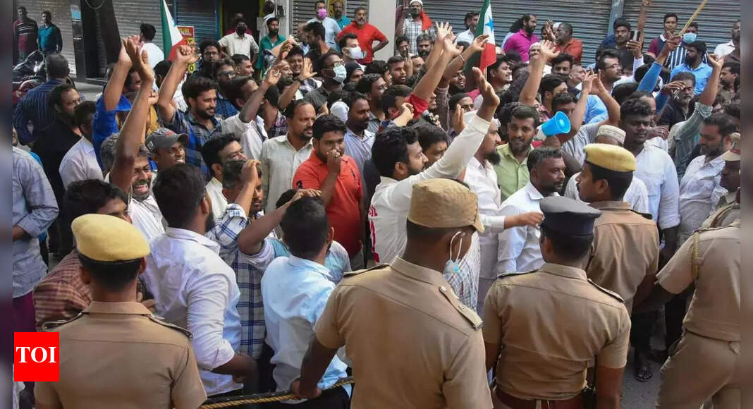 Pfi: PFI hartal: Stone pelting, sporadic incidents of violence in ...