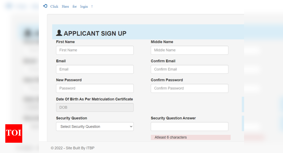 Itbp: Indo Tibetan Border Police(ITBP) Force extends application dates ...