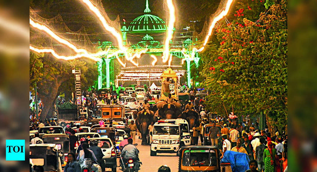 Dasara: Dasara Procession To Pass Through Illuminated Thoroughfares ...