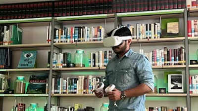 Virtual reality meets books at this library | Chennai News - Times of India