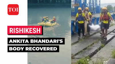 Ankita Bhandari murder case: Body recovered from barrage in Rishikesh; CM Pushkar Singh Dhami ...