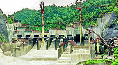 After Heavy Rain, Diversion Tunnel Of Subansiri Hydel Power Project ...