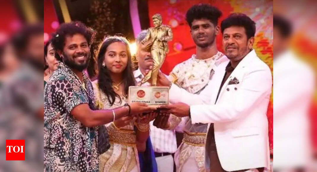 Dance Karnataka Dance winner: Sharika Hemanth and Sadhwin Shetty lift the trophy - Times of India