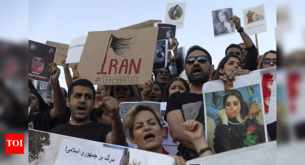 Hundreds rally in Paris, European cities to denounce Iran regime ...