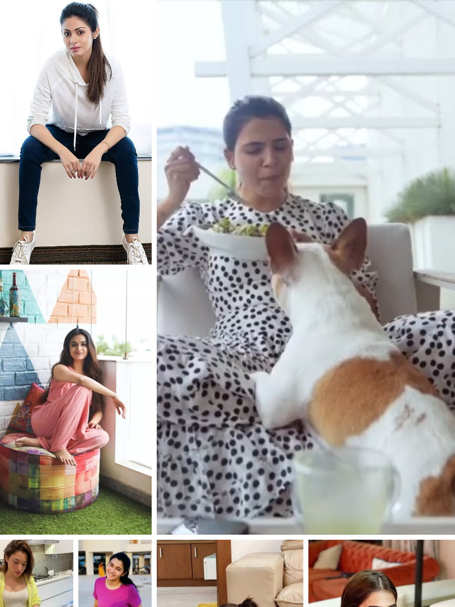 Samantha to Trisha; cozy home looks of actresses | Times of India