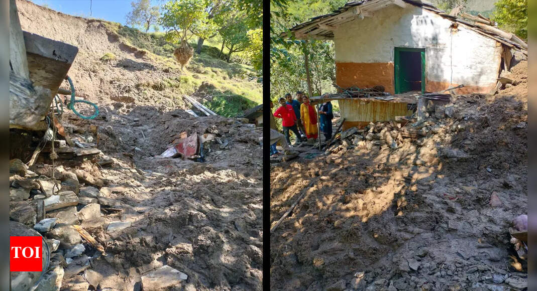 Himachal Pradesh: 5 of family buried alive in house collapse after landslide | Shimla News ...