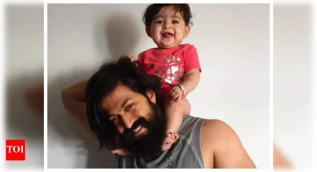 Yash shares an adorable video playing with daughter | Kannada Movie ...
