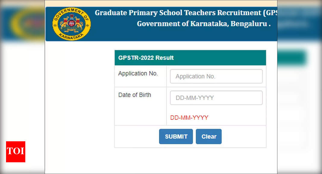 Karnataka Graduate Teacher Recruitment 2022 List released on ...
