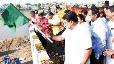 Vaigai: Construction Of New Bridge Across Vaigai Begins In Madurai ...