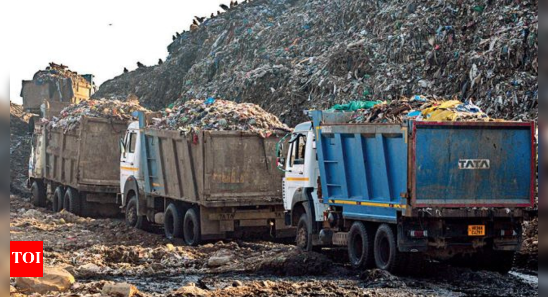 In Aravalis, a garbage hill grows taller by the year | Gurgaon News ...
