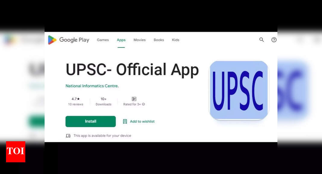 Upsc App Upsc Mobile App Launched For Exams Jobs Related Information