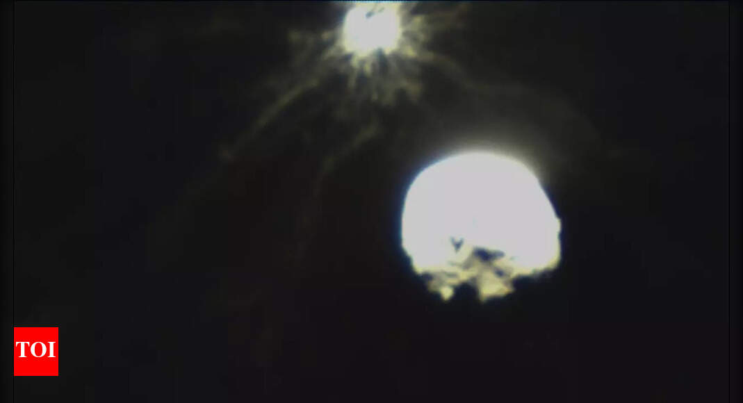 First images of asteroid strike from Webb, Hubble telescopes - Times of ...