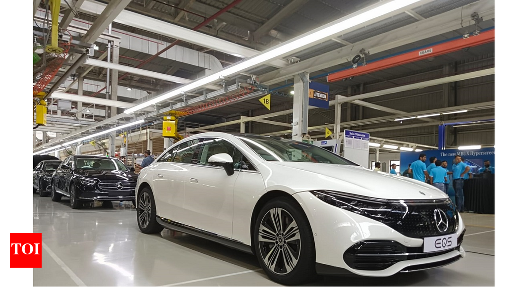 Mercedes Benz EQS 580 EV Price: Mercedes-Benz EQS 580 4Matic luxury EV launched at Rs 1.55 crore ...