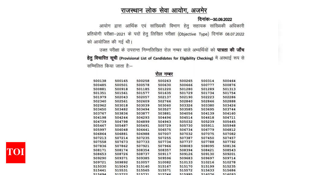 RPSC ASO Result 2021 declared on rpsc.rajasthan.gov.in, here’s direct ...