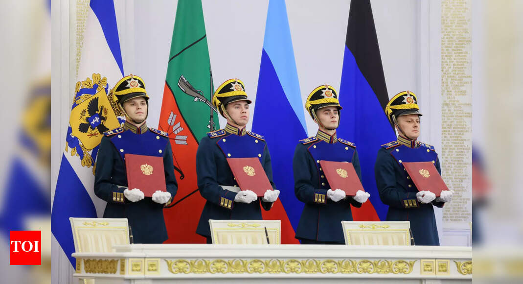 Russian President Putin announces annexation of 'four new' Ukrainian ...