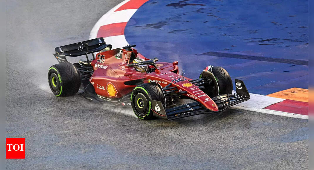 Charles Leclerc fastest in wet final practice for Singapore Grand Prix ...