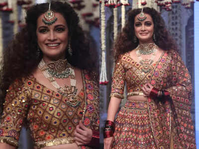 BTFW: Dia Mirza turns muse for Jigya M - Times of India