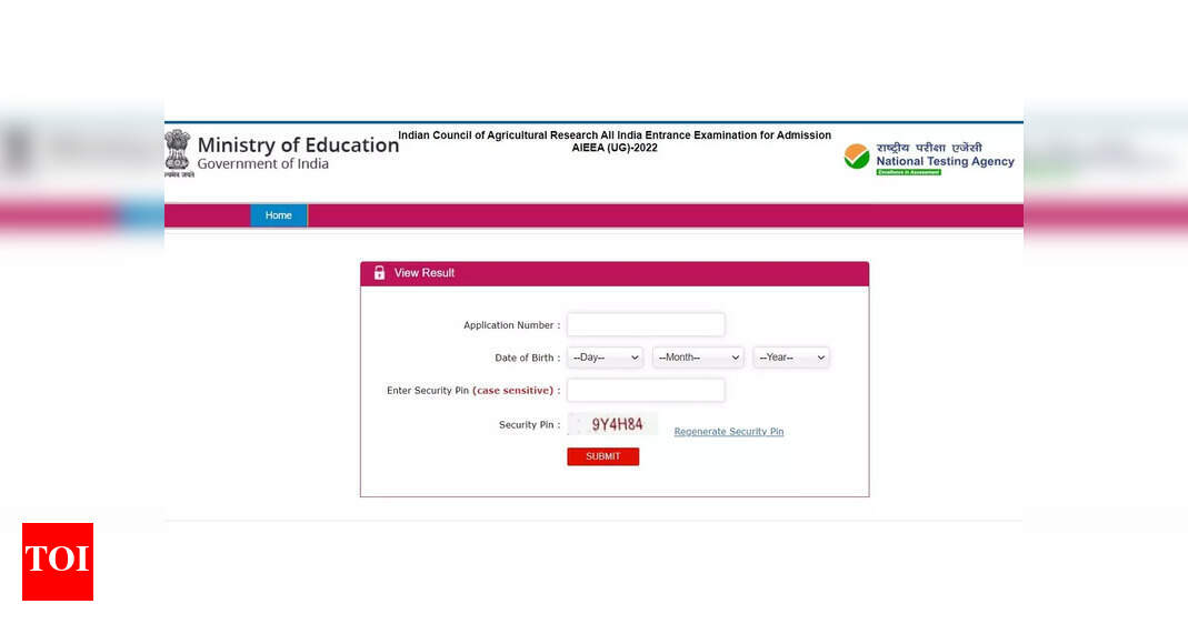 ICAR AIEEA UG 2022 Result declared at icar.nta.nic.in, here's direct ... ICAR AIEEA UG 2022 Result declared at icar.nta.nic.in, here's direct ...