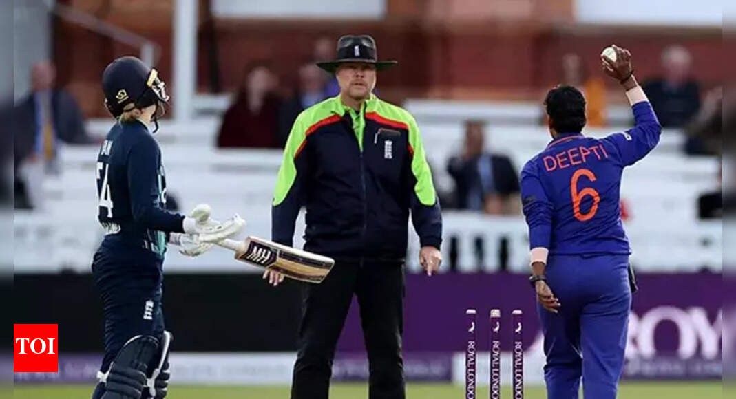 'Mankading' is stumping done by a bowler. Simple | India News - Times ...