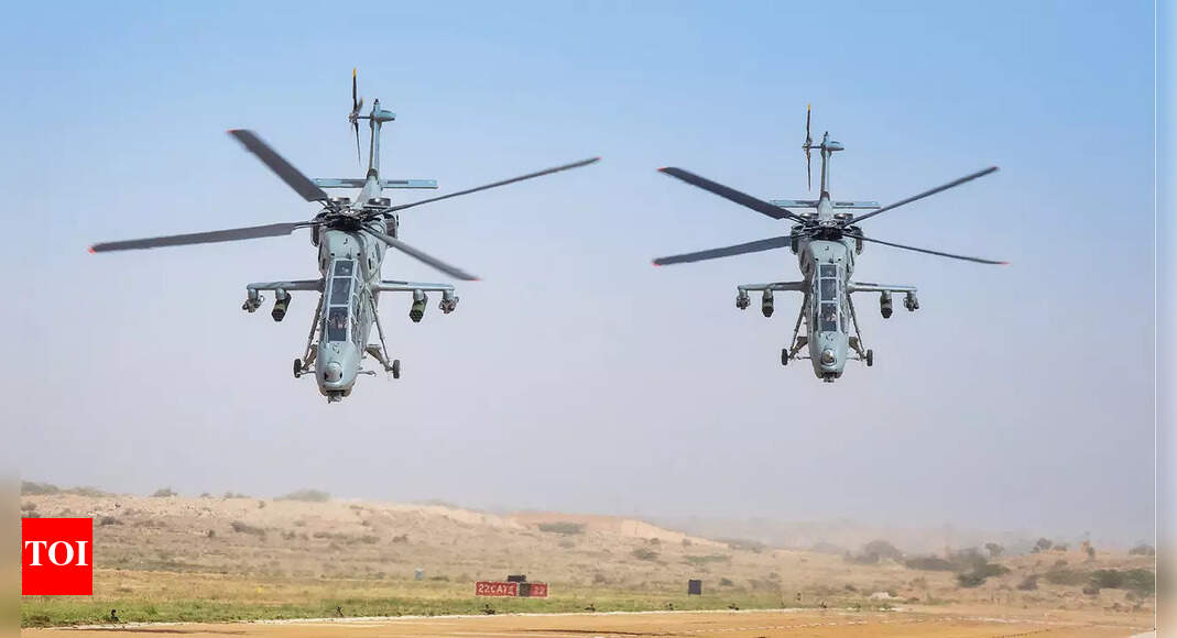 HAL Light Combat Helicopter India: IAF inducts first made-in-India light combat helicopters; 5 ...