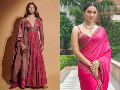 How to wear Navratri colour of the Day, Pink - Times of India
