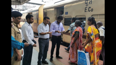Visakhapatnam: Waltair Division sets ticket checking record | Visakhapatnam News - Times of India