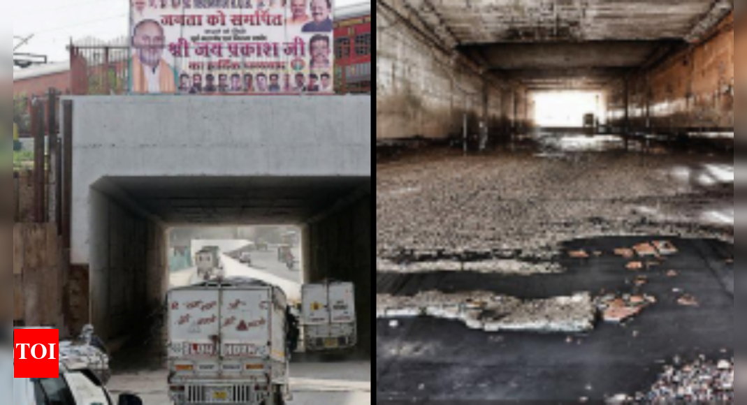 Delhi: As new block of Kishanganj underpass opens, first one crumbles ...