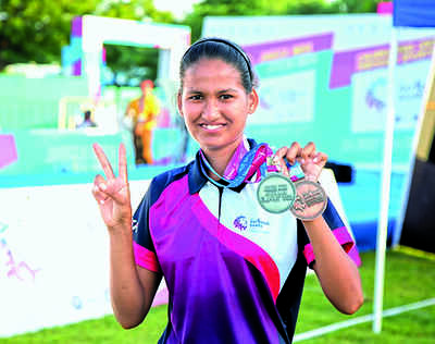 Gujarat’s Amita Wins Archery Silver | Ahmedabad News - Times of India