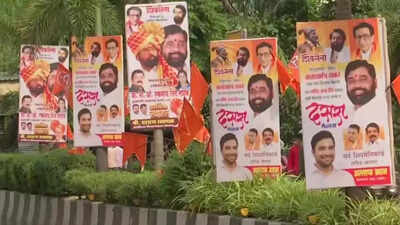 Shiv Sena president Uddhav Thackeray and Maharashtra CM Eknath Shinde ...