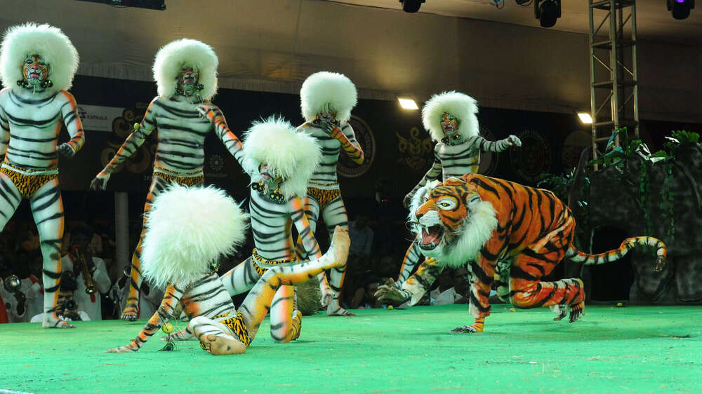 Tiger dancers enthrall Mangalureans | The Times of India
