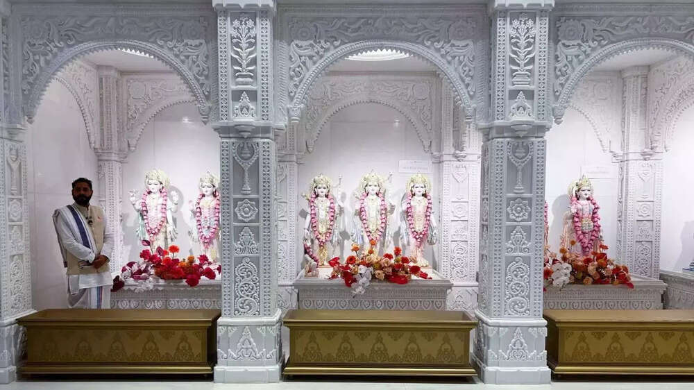 Majestic Hindu temple opens in Dubai | The Times of India