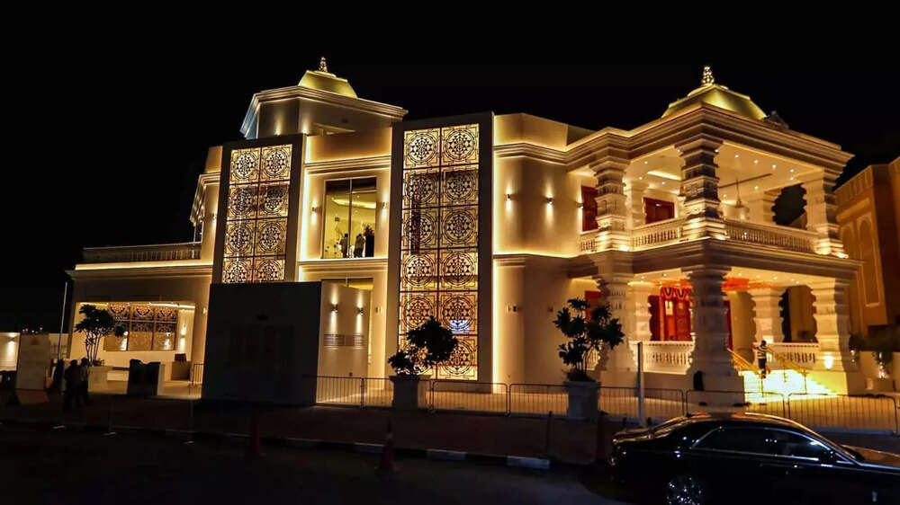 Majestic Hindu temple opens in Dubai | The Times of India