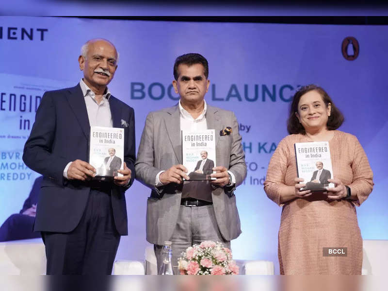 BVR Mohan Reddy's book 'Engineered in India' launched by Amitabh Kant ...