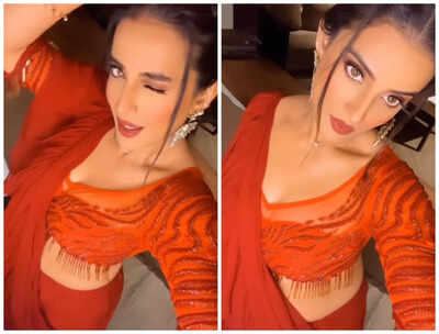 Video: Akshara Singh grooves to the hit Bollywood song 'Ding Dong Dole' | Bhojpuri Movie News ...