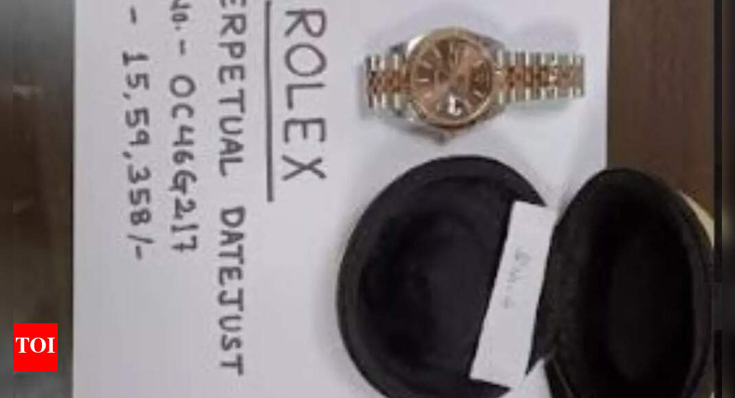 Man arrested at Delhi airport with 7 luxurious watches, one worth Rs 27 ...