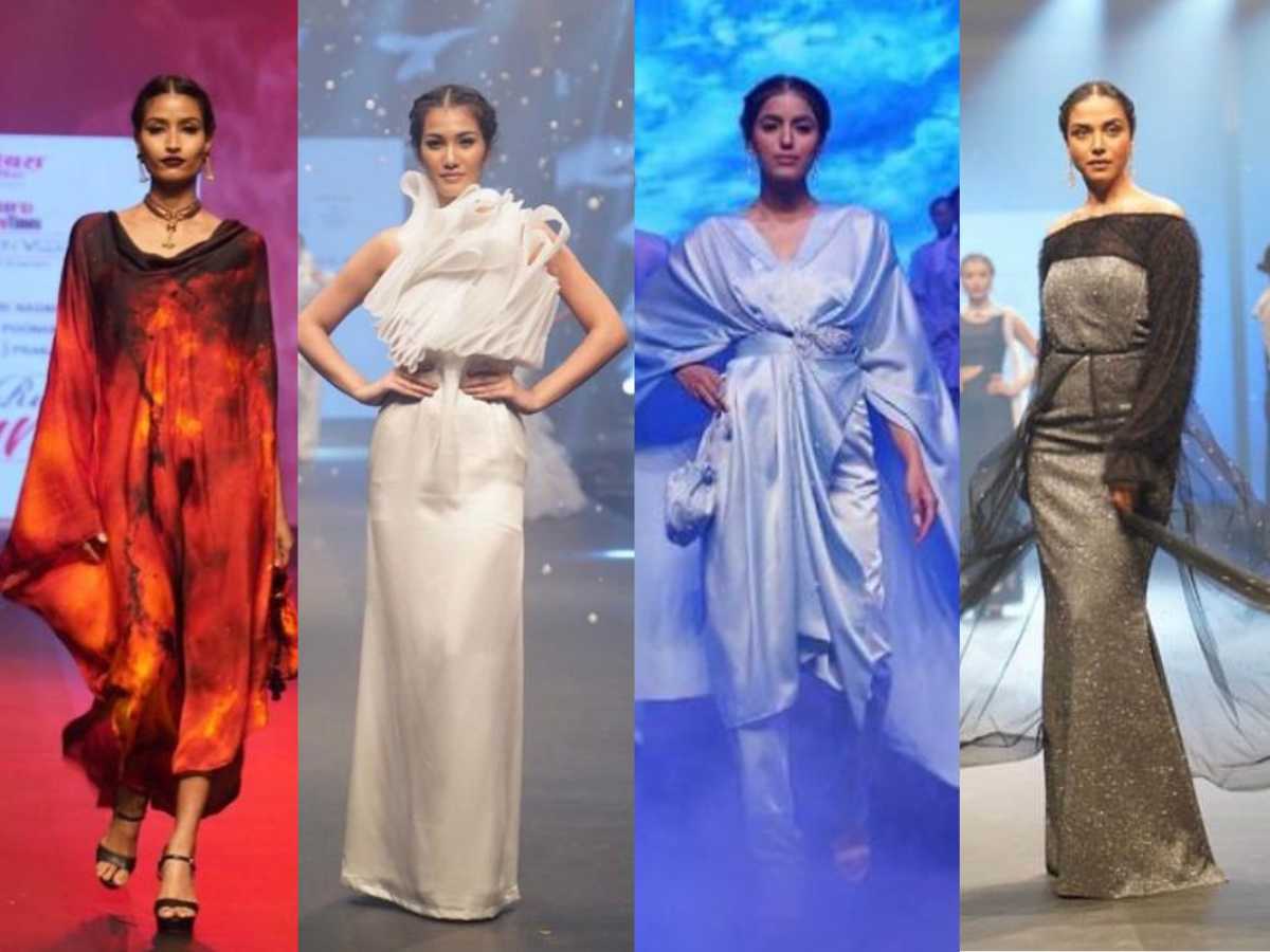 Beauty queens strut the ramp at INIFD Indore Times Fashion Week