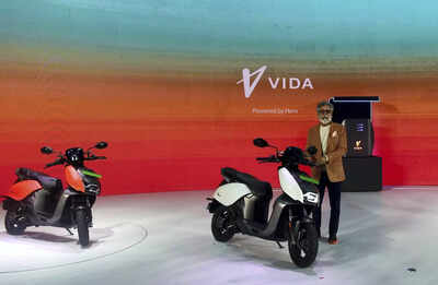 Hero: Hero Moto enters electrics with Vida - Times of India