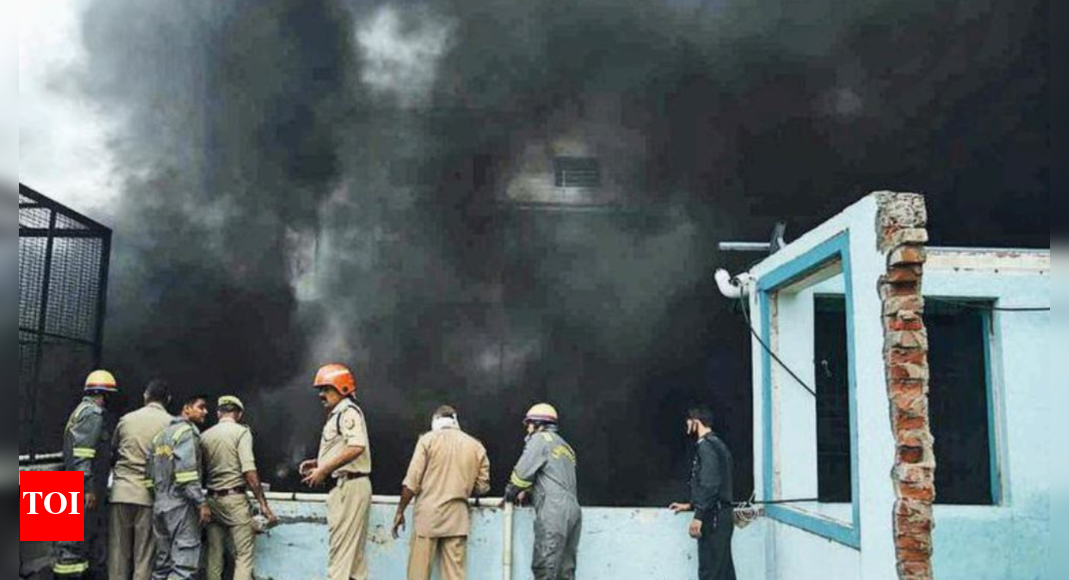 Blaze At Noida Factory: 20 Workers Evacuated | Noida News - Times of India