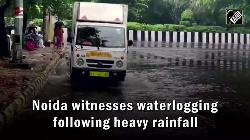 Noida witnesses waterlogging following heavy rainfall